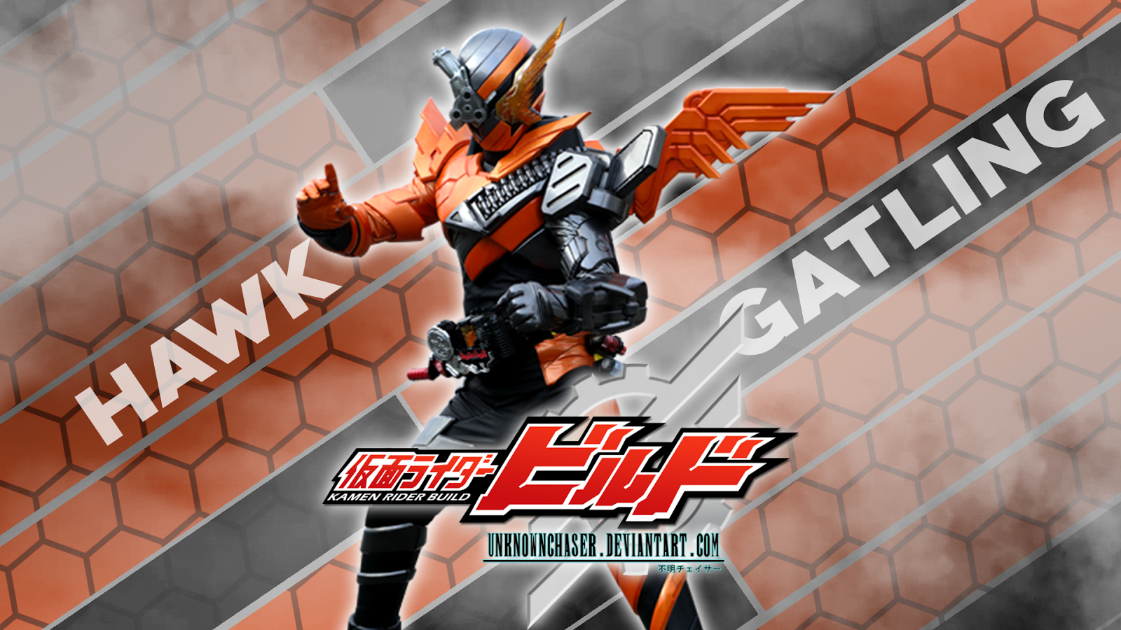 Kamen Rider Build Hawk Gatling - Tokusatsu Wallpaper