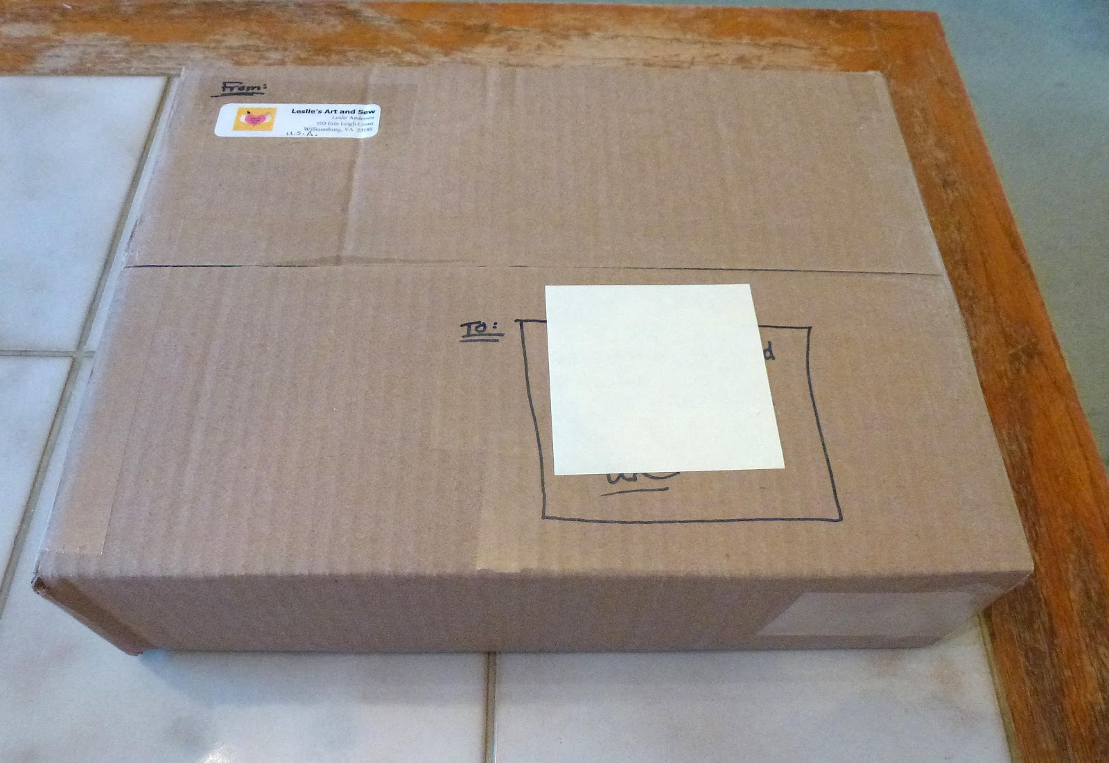 Leslie's Art and Sew: Turn A Box Inside Out