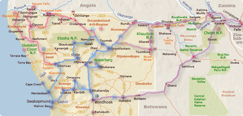 The Happy Cruisers Go to South Africa: Epupa Falls and the Himba People ...