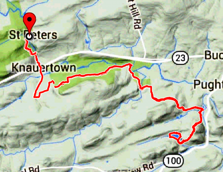 Southeastern PA Hiking: Horse-Shoe Trail - St. Peters Village to Welkinweir