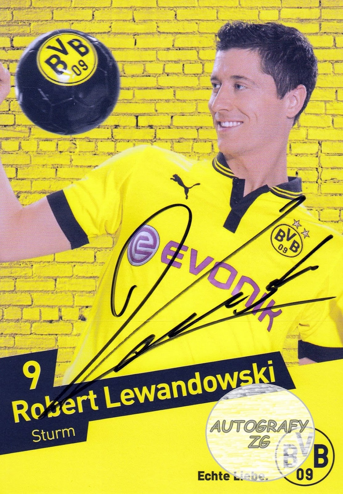 Autografy ZG : Robert Lewandowski