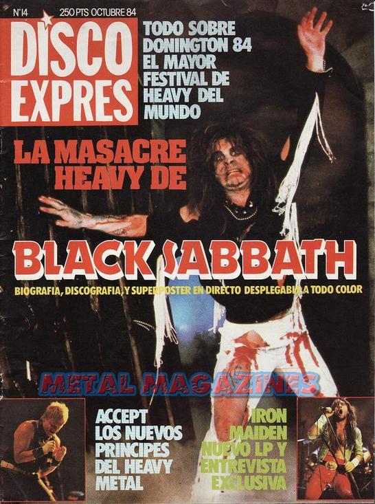 METAL MAGAZINES: ACCEPT magazine covers