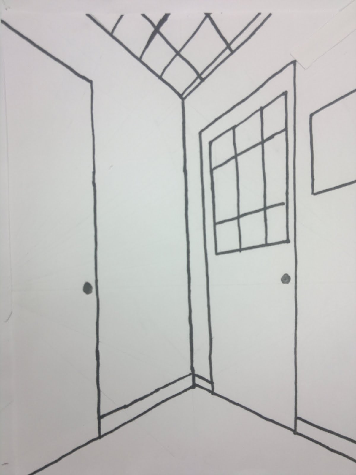 Frog's Blog: Two Point Perspective Drawing