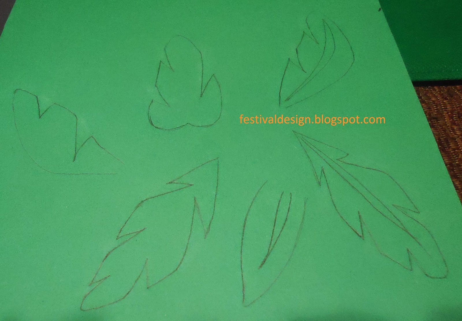 Festival Design: Paper Banana Tree