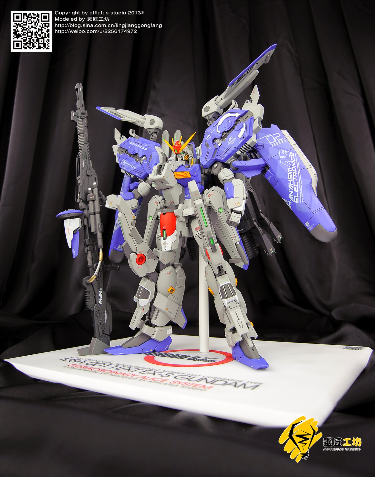 Painted Build: Neo Grade 1/100 Ex-S Gundam Alice System - Gundam Kits ...