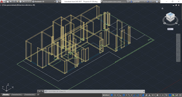 BluePrints EstudioCAD: Proyección de una vivienda paso a paso: Parte III