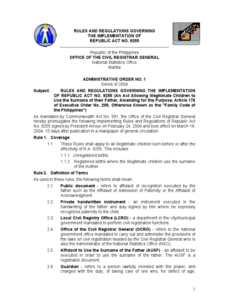 ra 9255 - philippin news collections