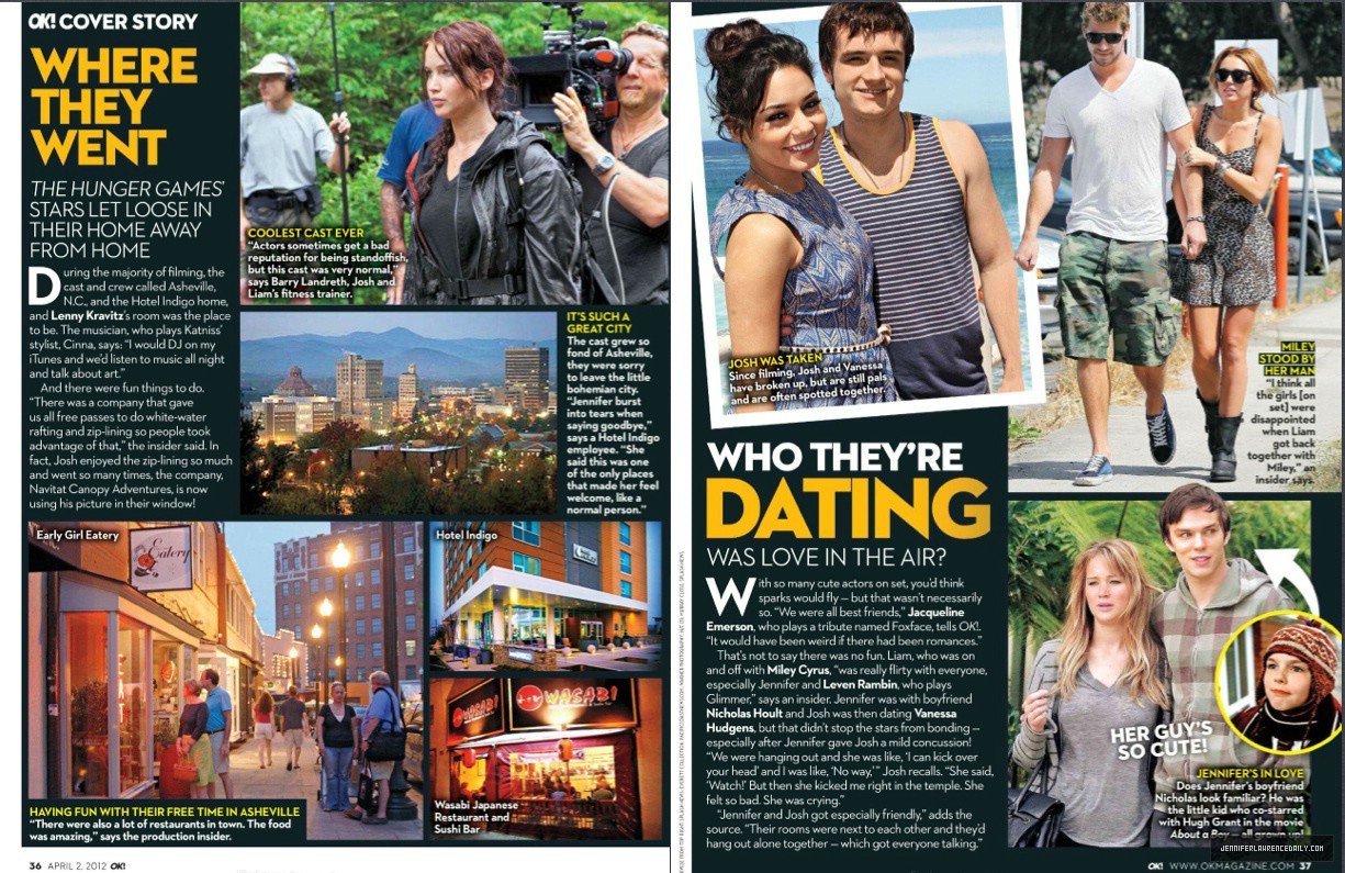 Scans: Edición especial de The Hunger Games en OK Magazine | Real or ...