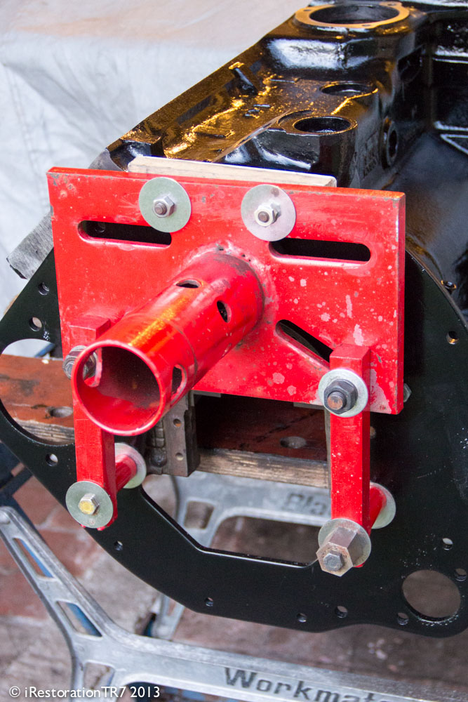 iRestoration TR7: Engine stand mounting...