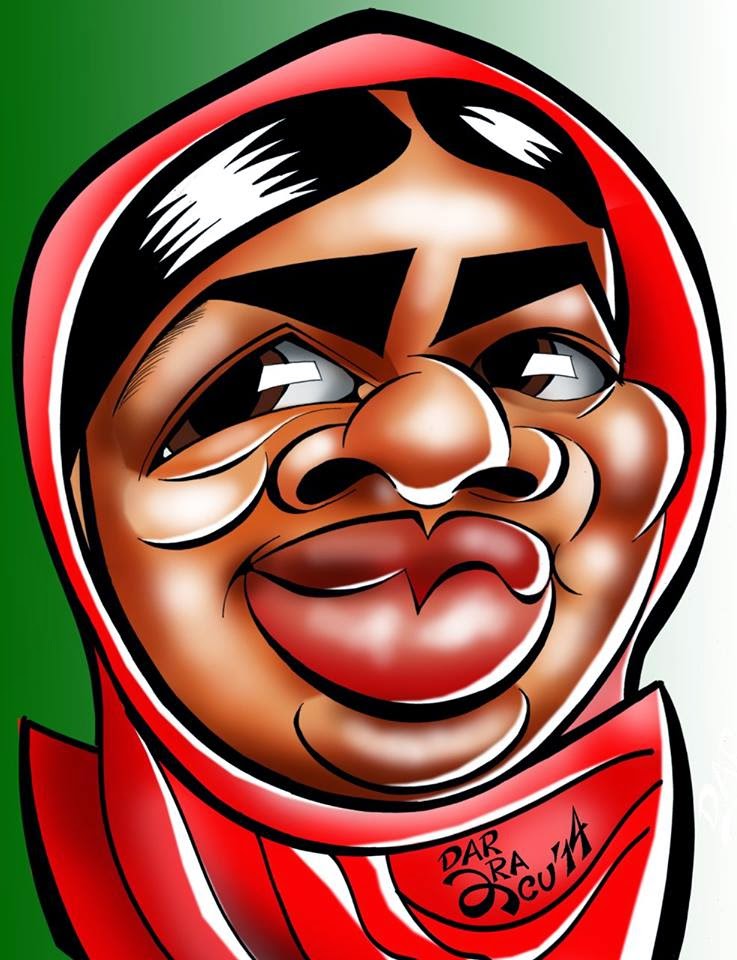 Caricaturas de DARRACU: CARICATURA DE MALALA YOUSAFZAI