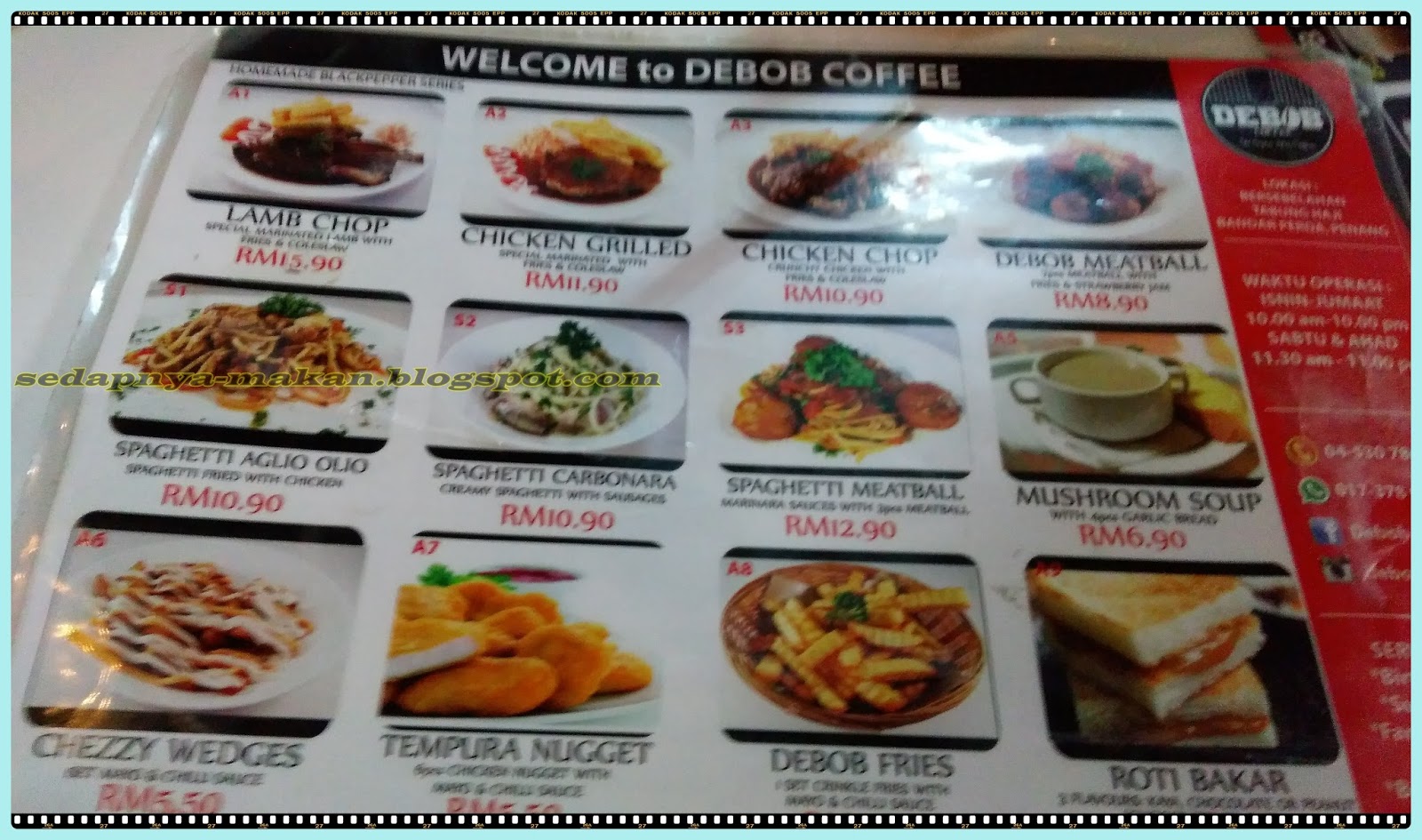 MaKaN JiKa SeDaP: Western food (makanan barat) di DEBOB berkonsep butik ...