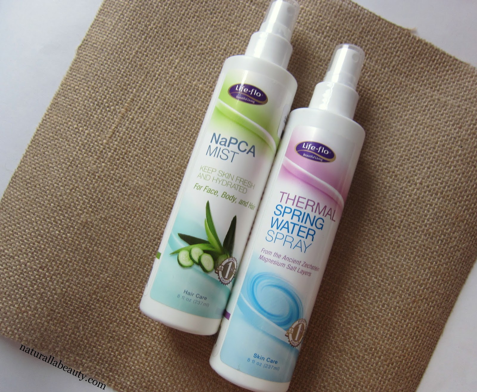 Life-Flo Skincare Mists: NaPCA + Thermal Spring Water - Naturalla Beauty