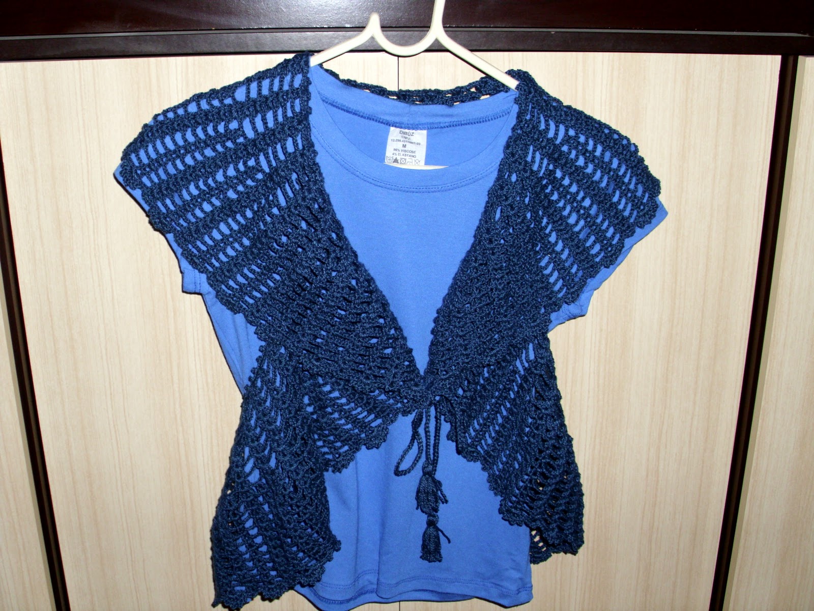 NilzArte - Arte em Crochê: É Primavera! Colete em crochê