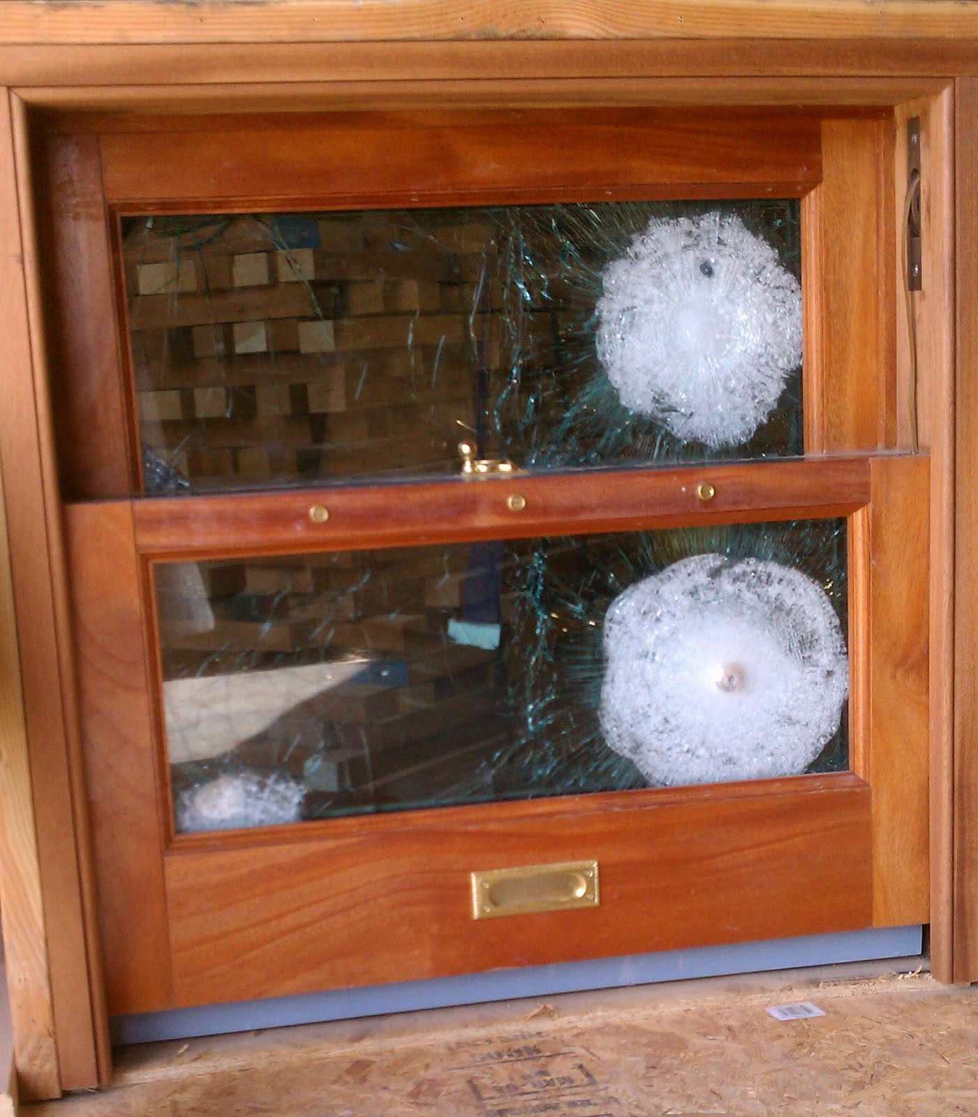 Historic Windows: Historic Ballistic Window Hits the Target