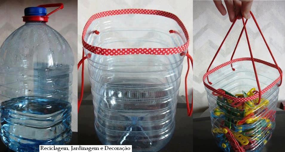 Aprendendo um pouco mais: Reutilização de garrafas pets