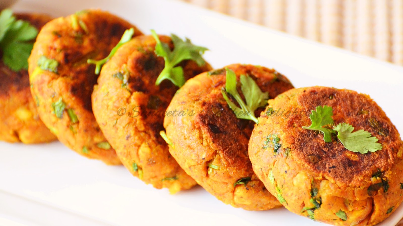 Raw (Green) Banana Kebab (Tikki) | Green Banana Patties | Raw Banana Cutlet