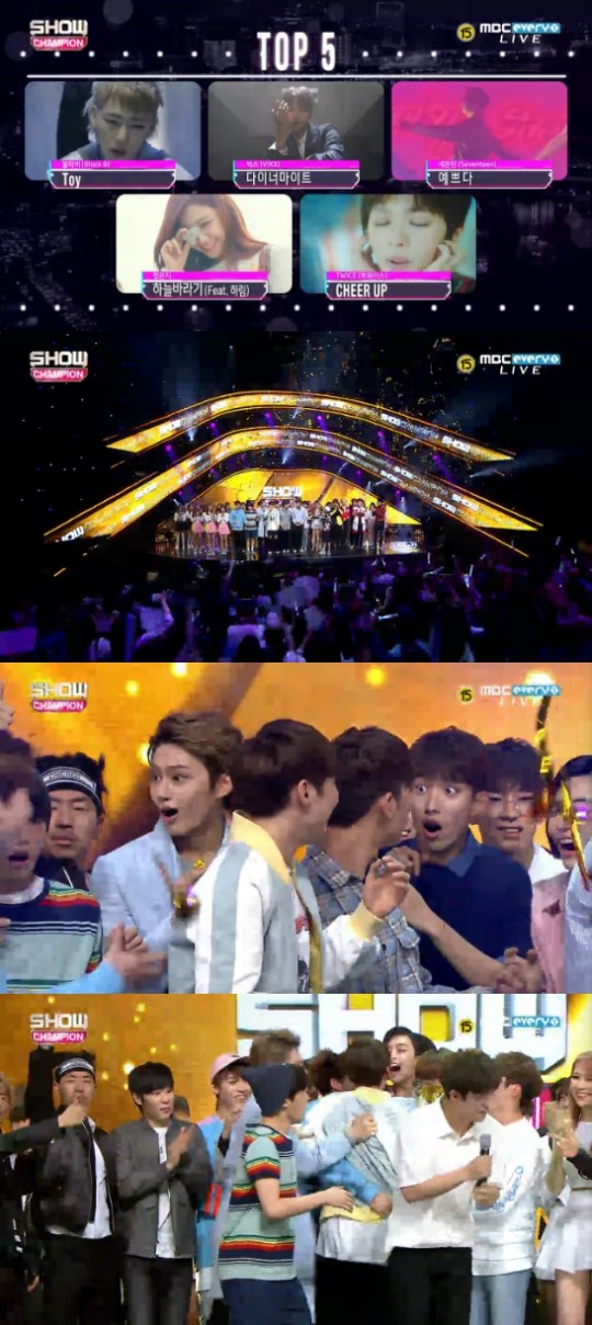 Seventeen wins first #1 since debut on 'Show Champion'