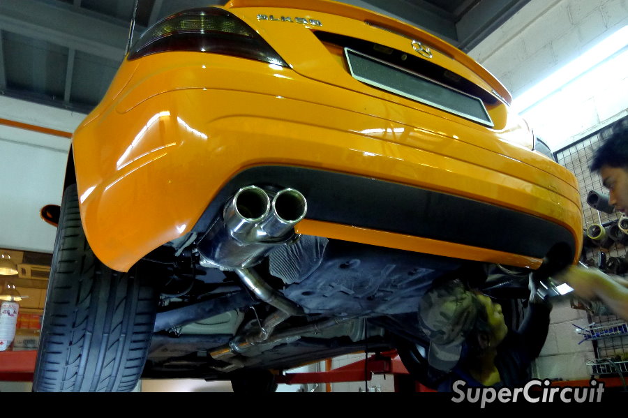 SUPERCIRCUIT Exhaust Pro Shop: Mercedes Benz SLK (R171) Custom