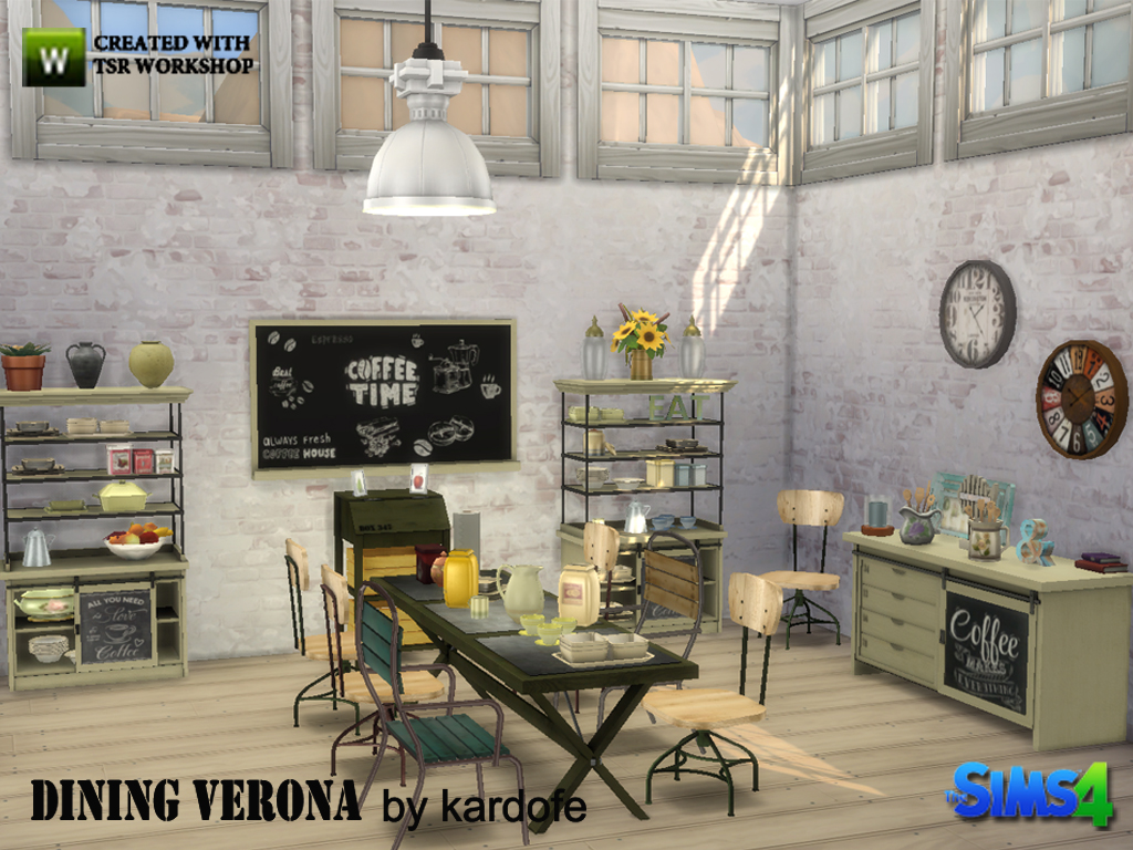 kardofe Creaciones Sims: DINING VERONA