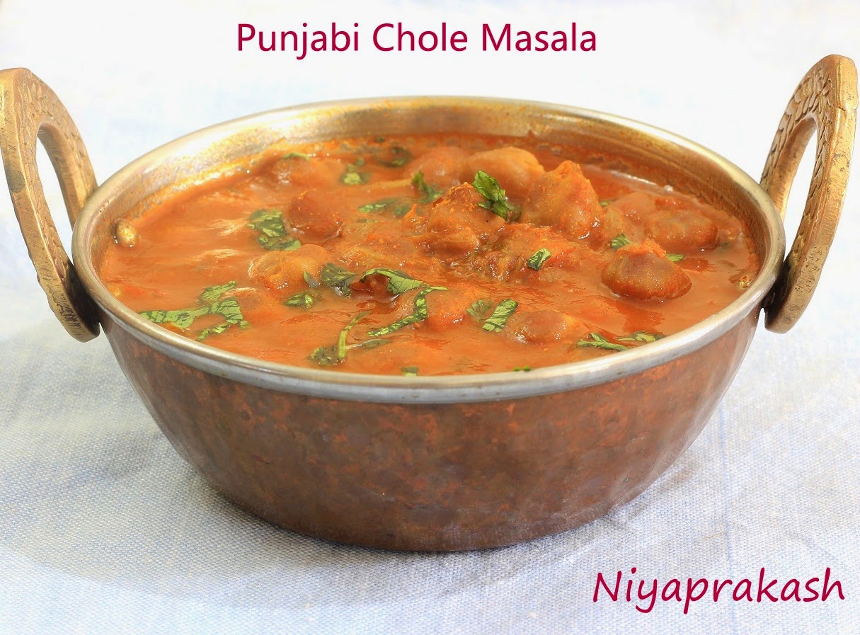 Niya's World: How to prepare Punjabi Chole Masala / Chana Masala