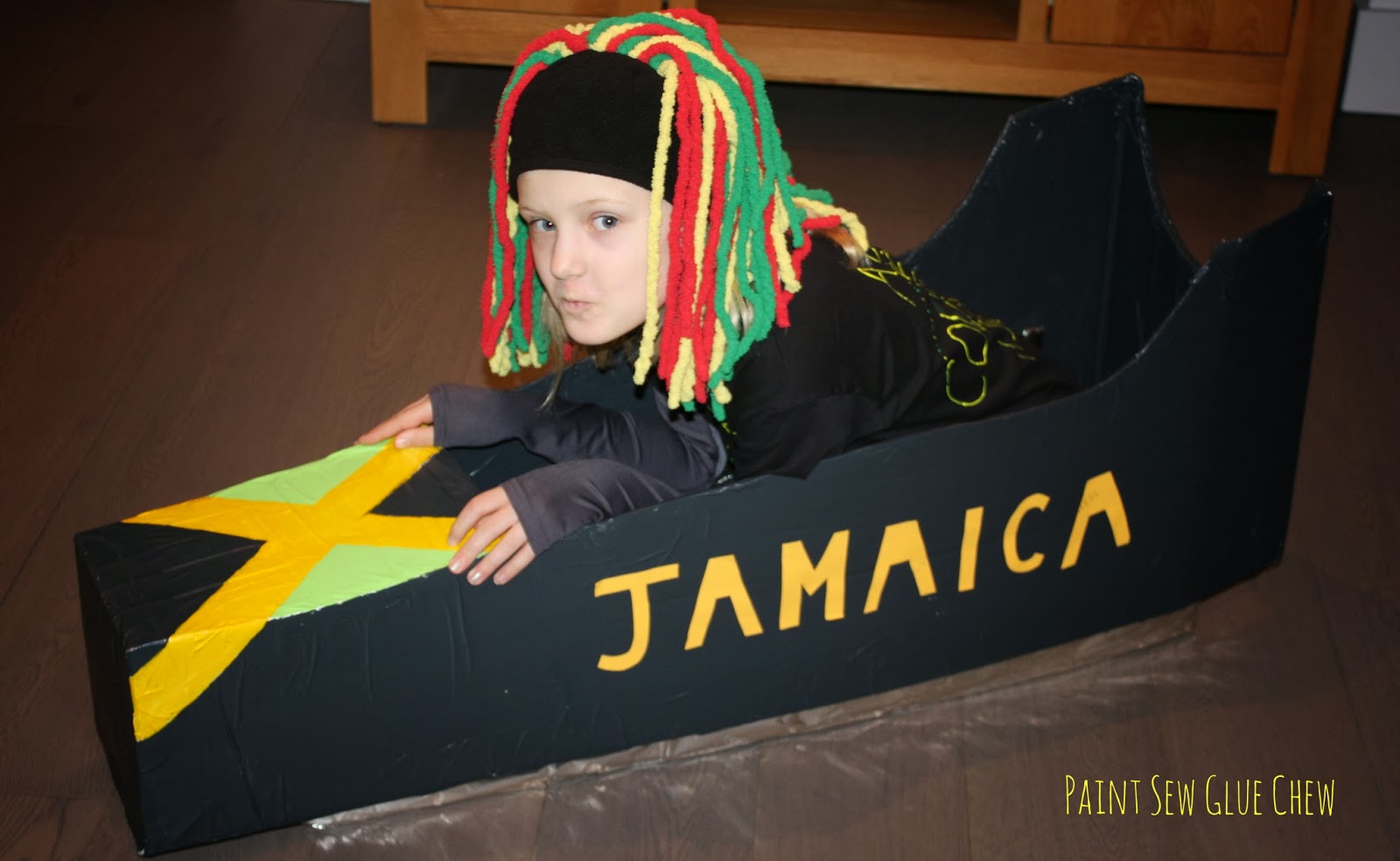 Make Your Own Bobsleigh Costume Instructions - PaintSewGlueChew