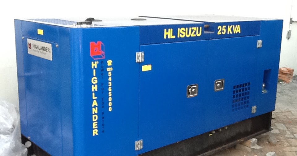 Genset Highlander: Jual Genset HL Isuzu 25 kva | Highlander ...