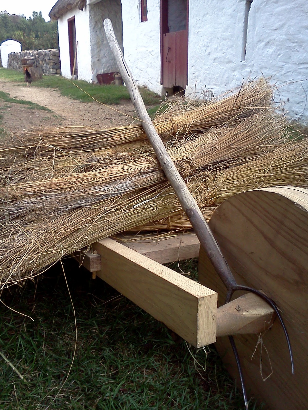 Frontier Culture Museum of Virginia: Retting Flax
