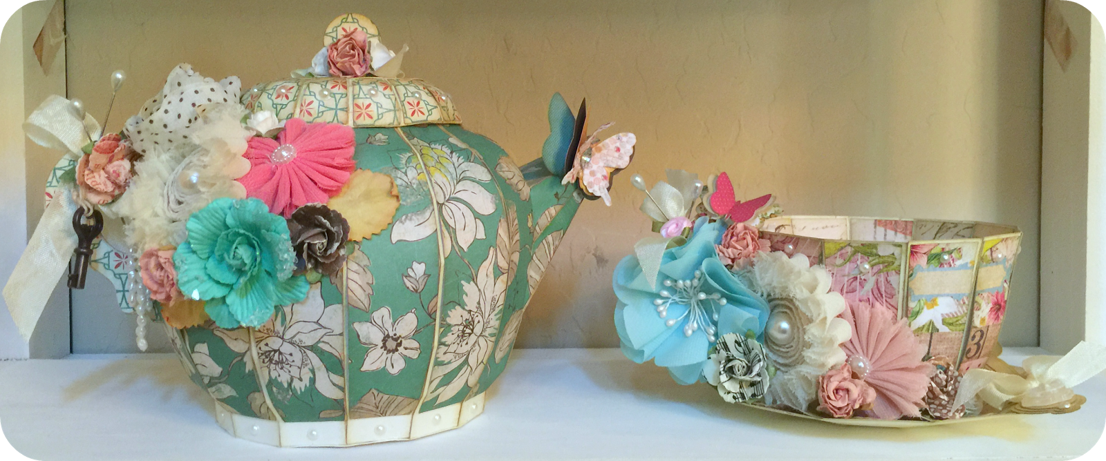Jenkins Kid Farm: Teacups and Teapots Made of Paper