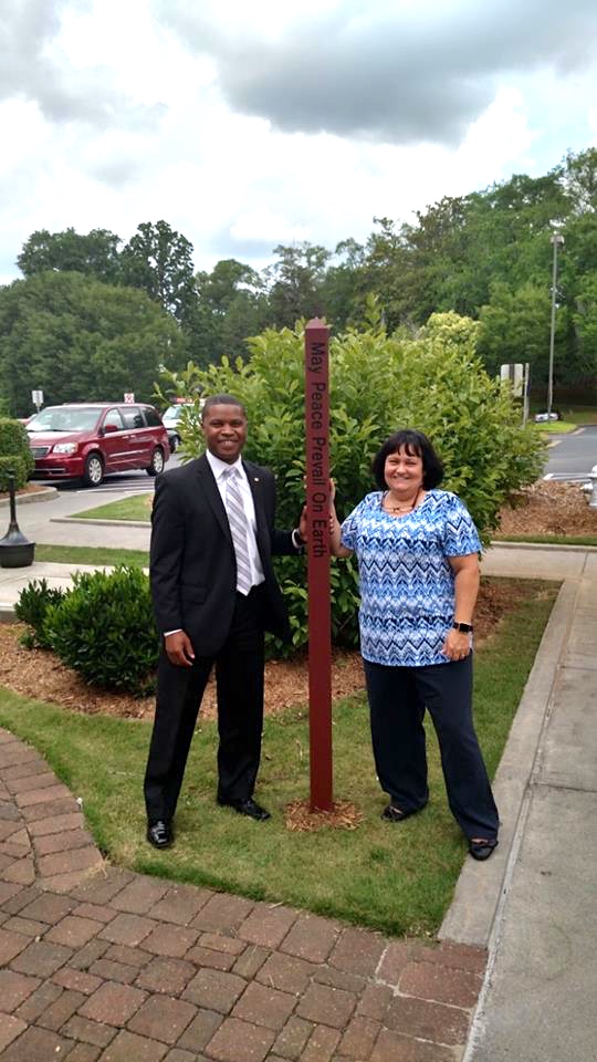 Rotary District 6910 Rotations: PEACE POLE UNVEILED IN CANTON ROTARY PARK