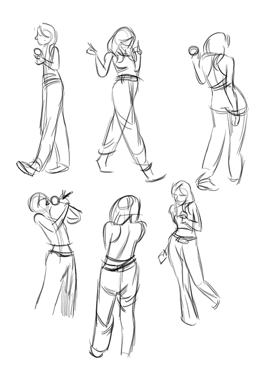Let's Storyboard: STORYBOARD WK1: Figure Drawing Exercice 01