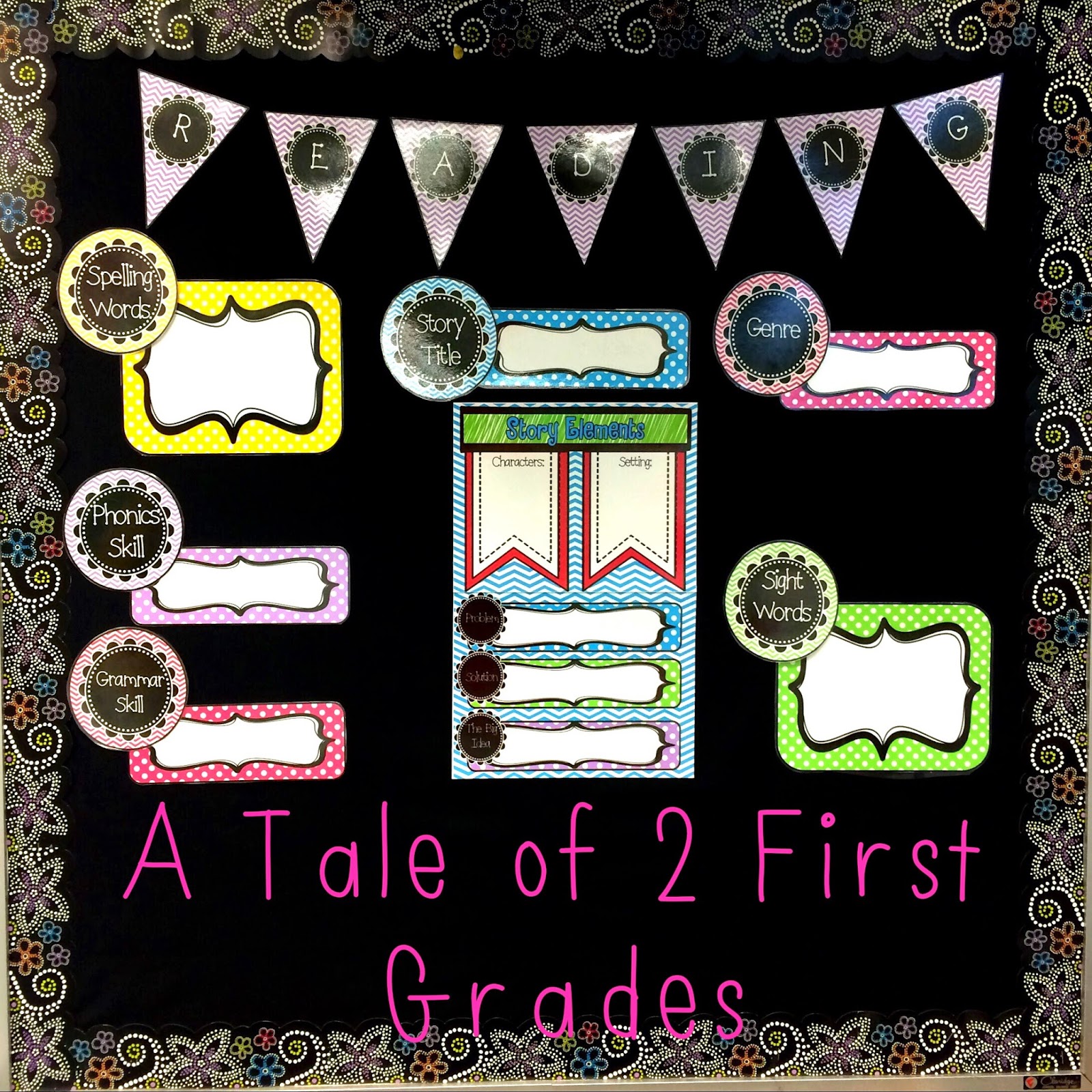 A Tale of 2 First Grades: Reading Focus Wall FLASH FREEBIE