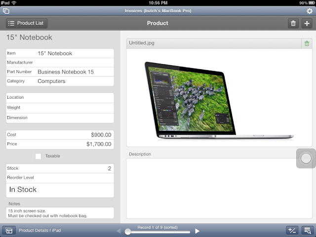 The Mac Office: Estimates and Invoices: FileMaker Pro 12 Starter Solution