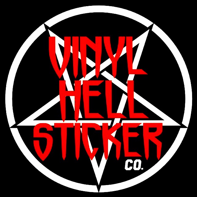 The Horrors of Halloween: HORROR VHS STICKERS by VINYL HELL STICKER CO.