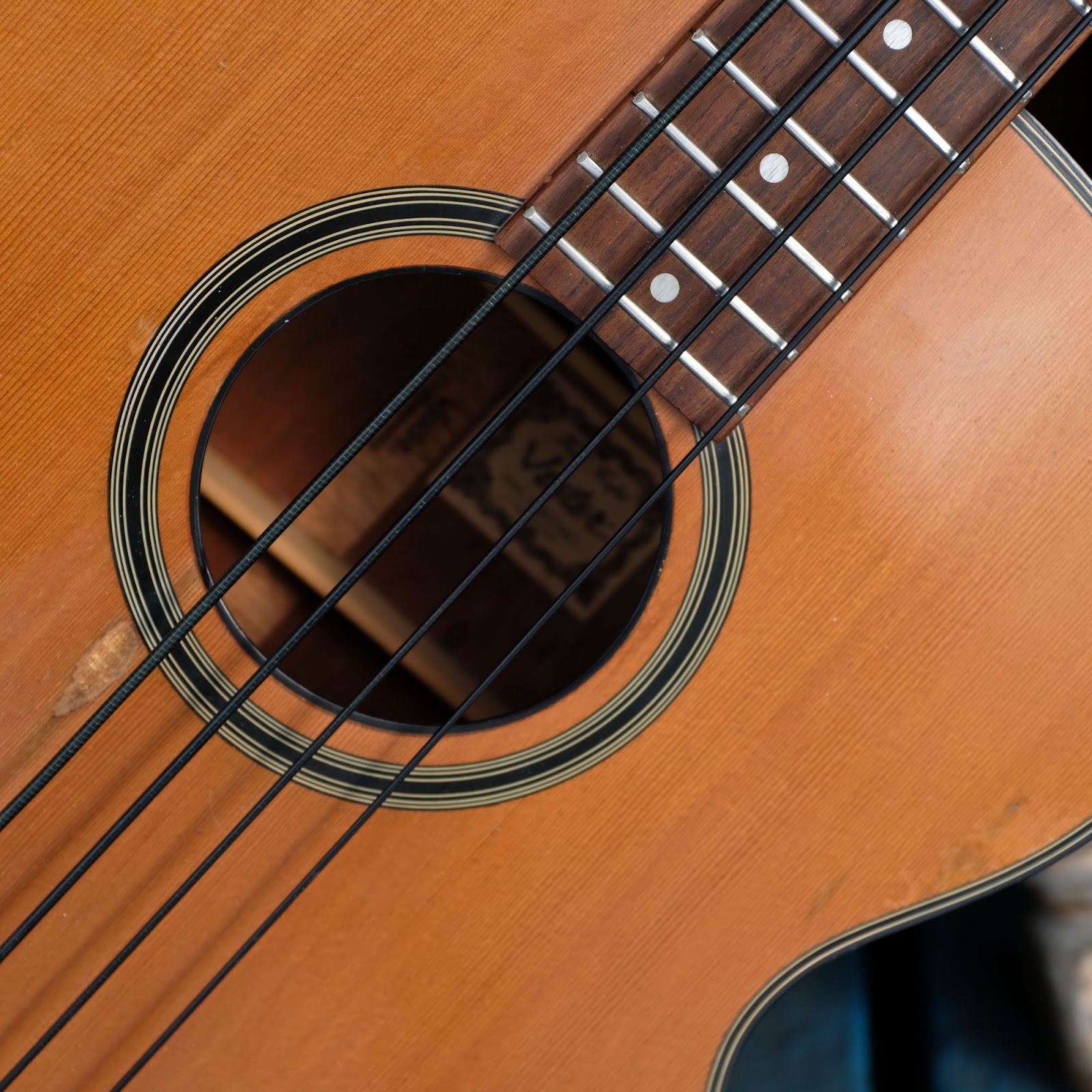 1990s Vester Acoustic Bass Guitar