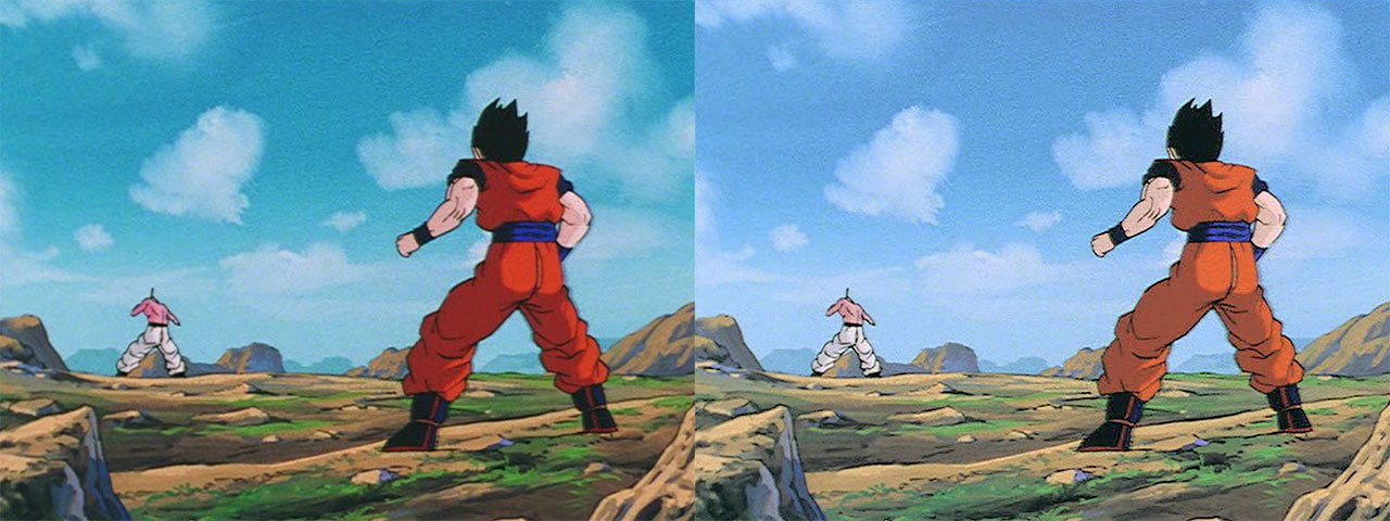 Dragon Ball Z Color Correction