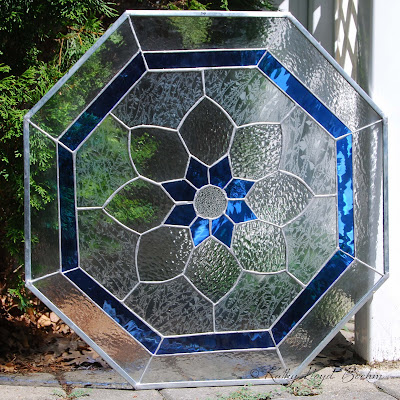 Boehm Stained Glass Blog: Octagon window in the light