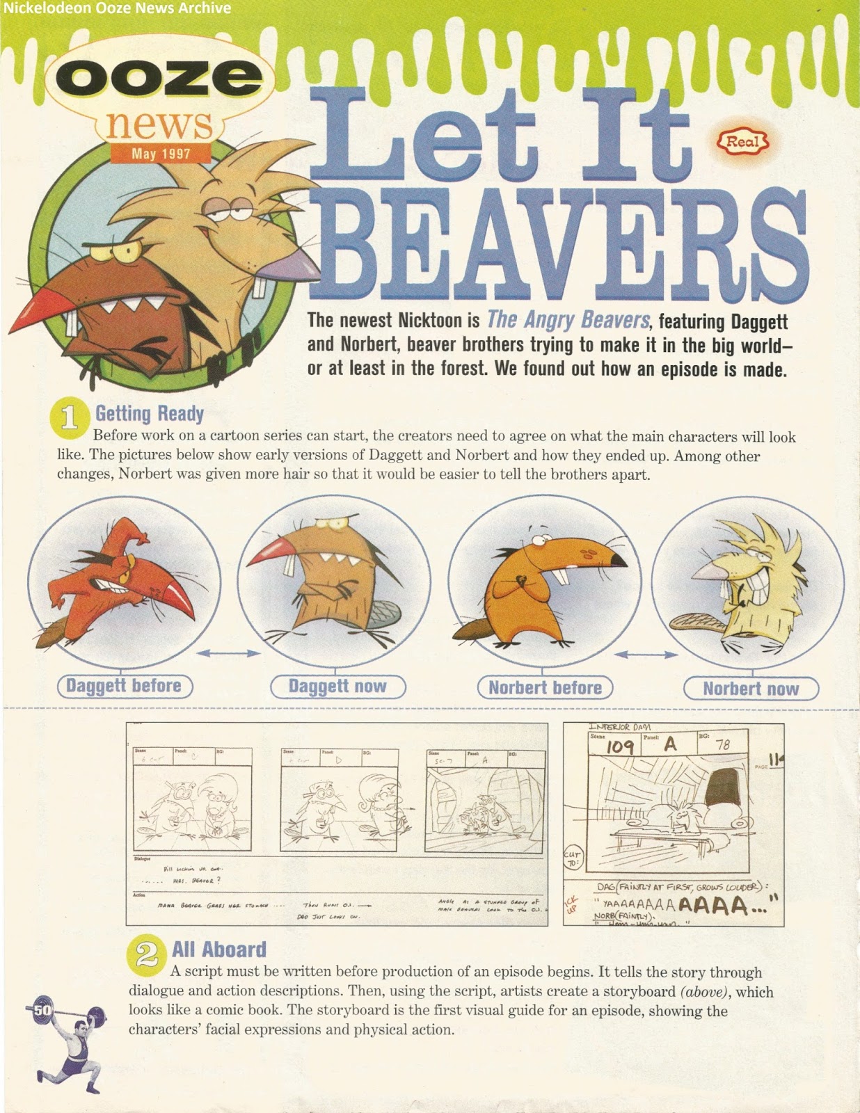 Nickelodeon Ooze News Archive: Let It Beavers - Ooze News - May 1997
