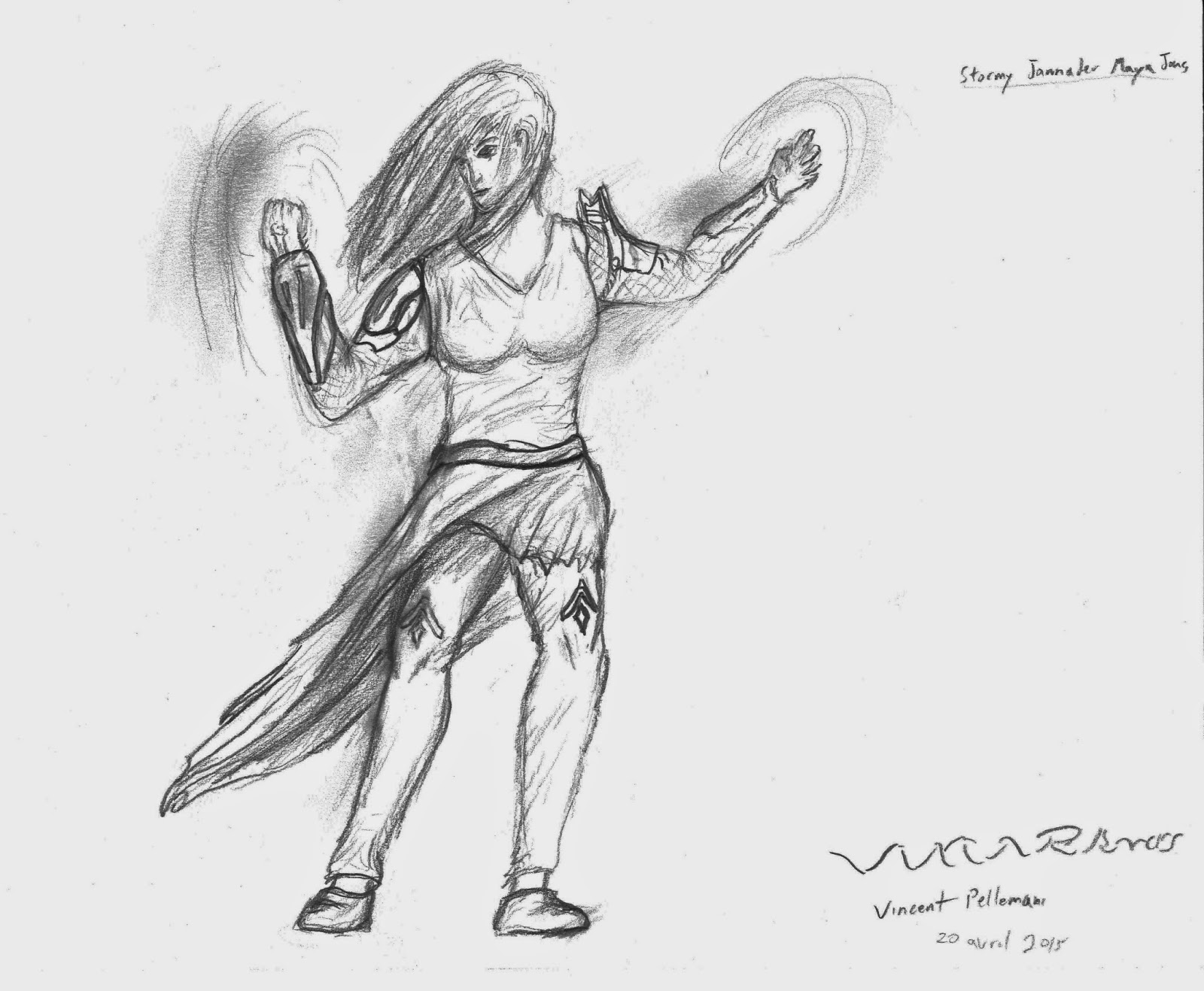 Vincent Pellemans art: Stormy Jannader Maya Jones design remake