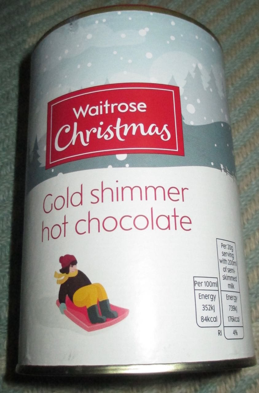 FOODSTUFF FINDS: Gold Shimmer Hot Chocolate (Waitrose Christmas) By ...