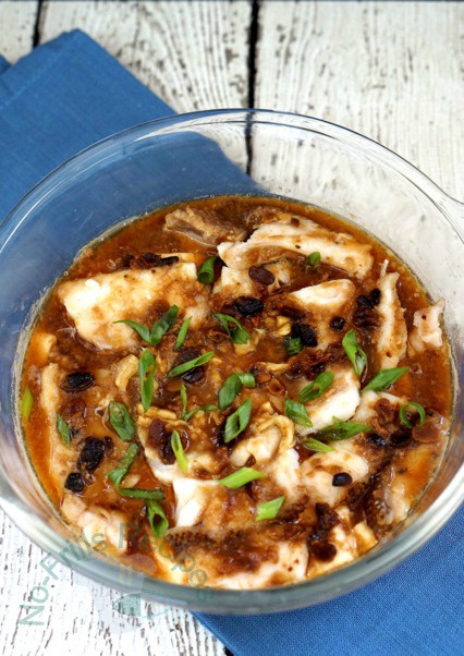 Fish fillet steamed with Tofu ~ 豆腐蒸鱼片