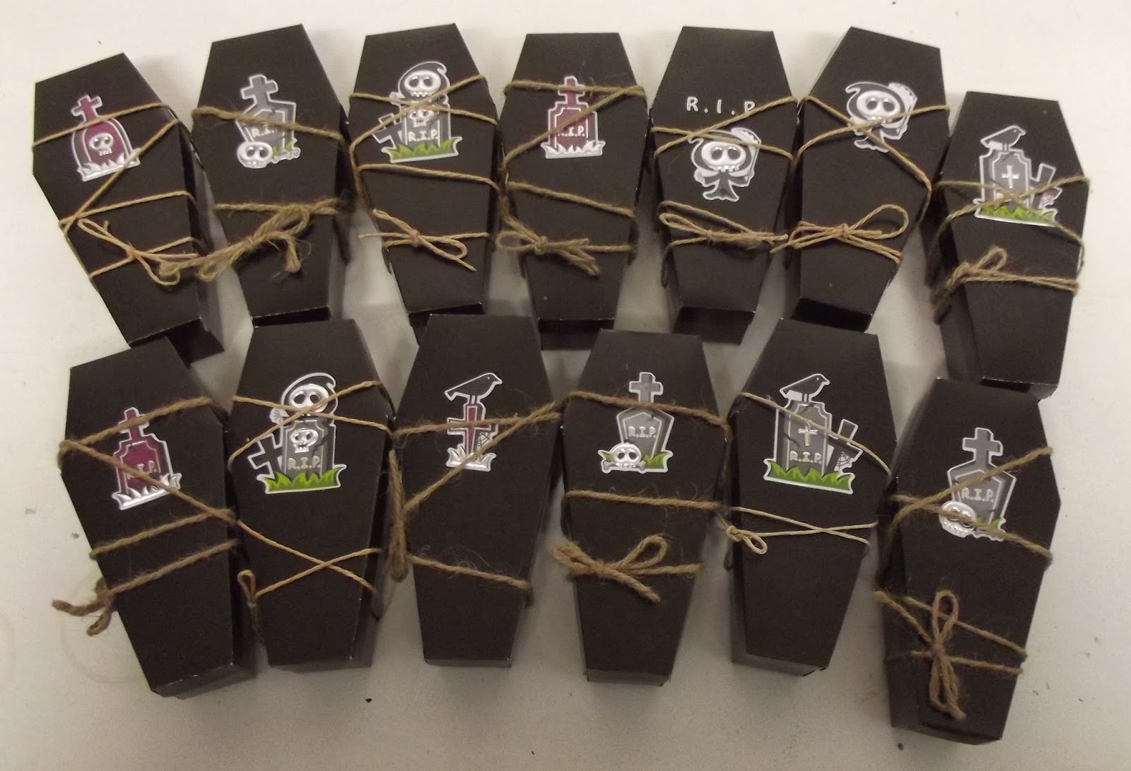 Night Owl Designs: Halloween Coffin Invites