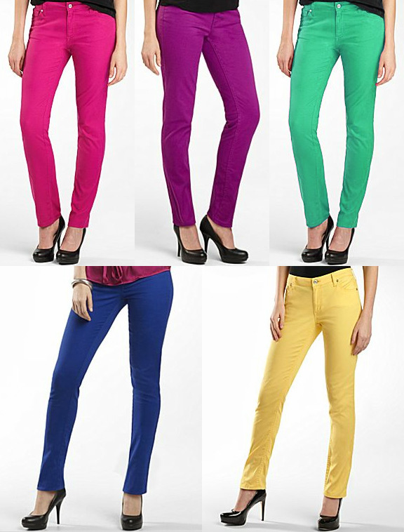 Über Chic For Cheap Trend Colored Denim