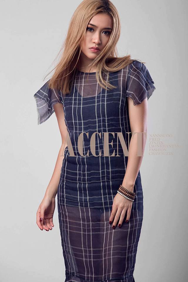 Nann Su Oo IN Aceent Style Fashion Photoshoot