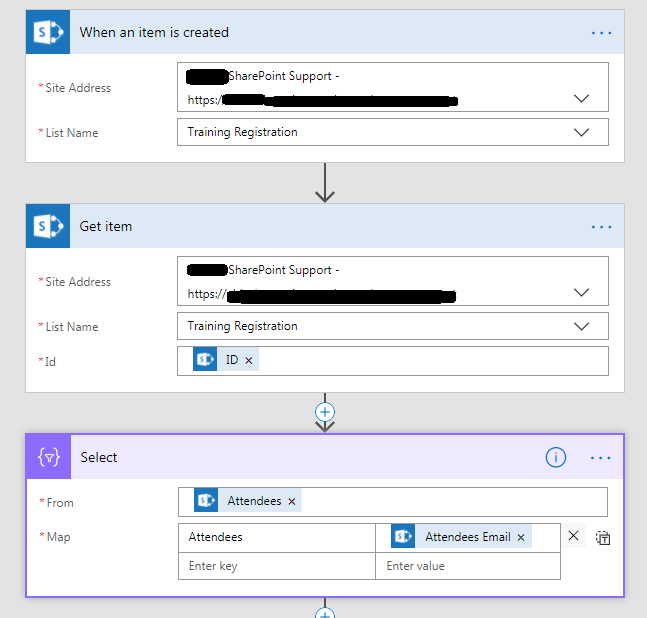 SharePoint Administration: Microsoft Flow | Send mail to Multiple ...