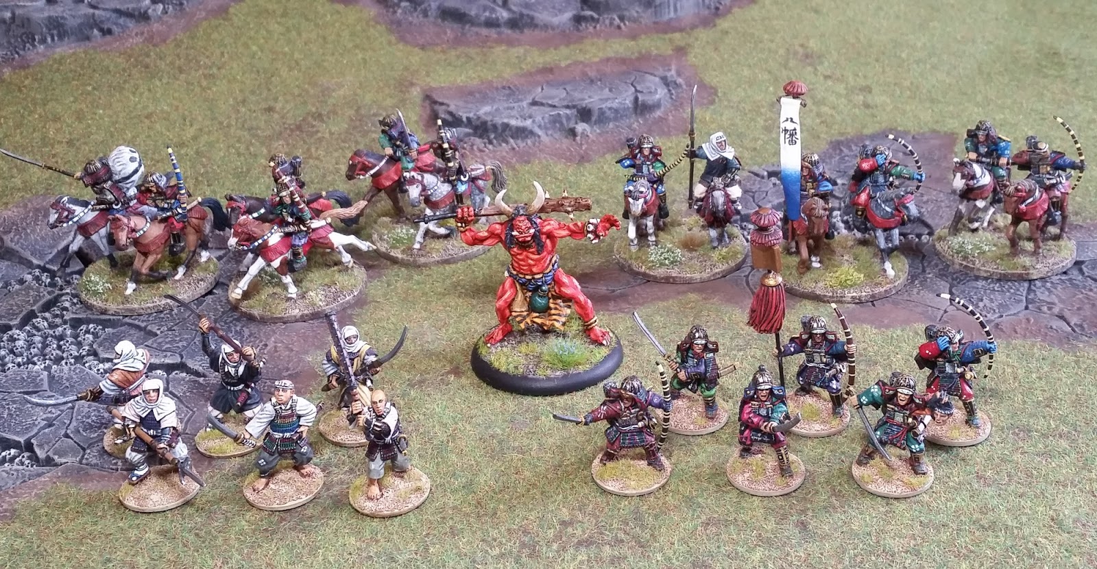 WAB Corner: Early Samurai Lion Rampant "Retinue" & Dragon Rampant Warband