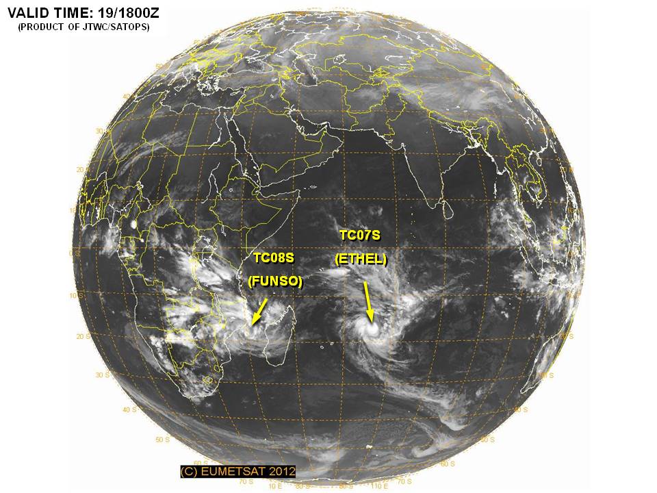 SA Weather and Disaster Observation Service: Two Tropical Cyclones now ...