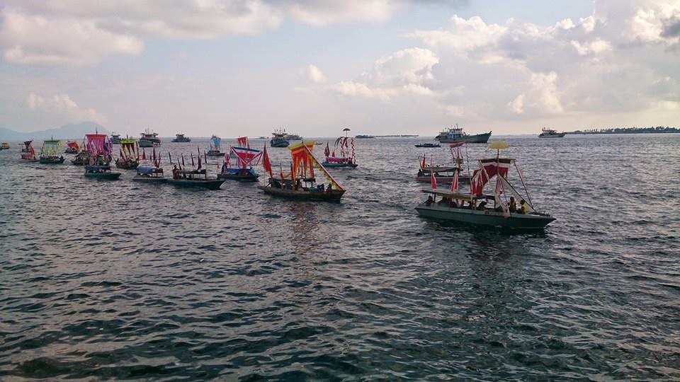 Gambar PErahu Lepa Sepanjang Regatta LEpa 2014 Semporna