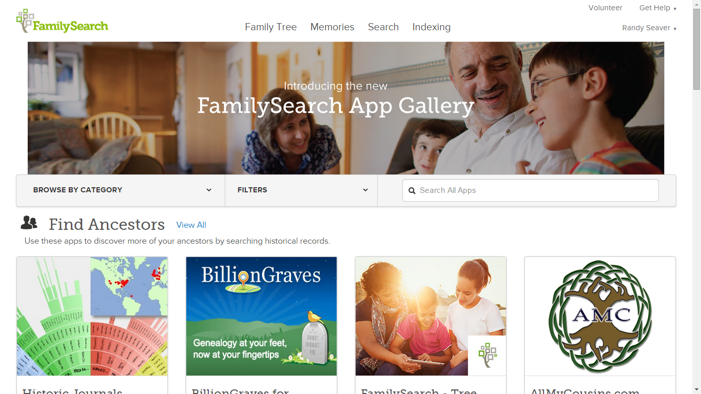 Genea-Musings: FamilySearch App Gallery Has Launched