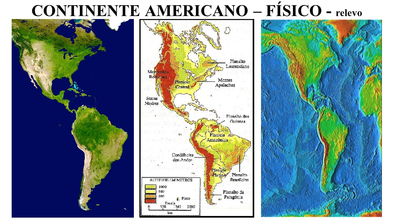 Relevo Do Continente Americano - RETOEDU