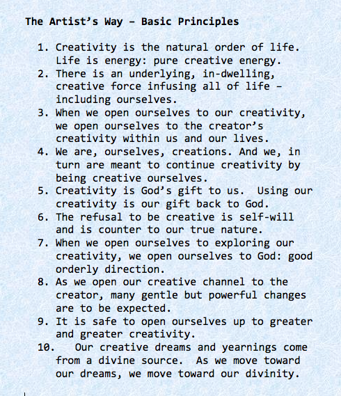 The Artist's Way : Basic Principles